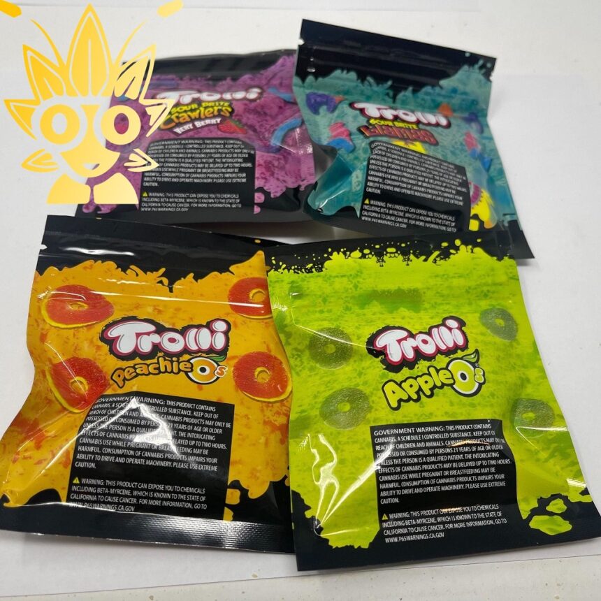 Trolli Edibles 600MG THC | Apple - High Thai Weed Bangkok