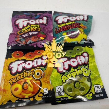 Trolli Edibles 600MG THC | Apple - High Thai Weed Bangkok